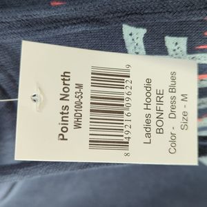 Points North | Tops | Nwt Points North Bonfire Hoodie Size Medium Navy ...